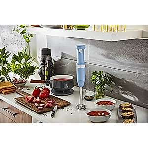 KitchenAid Cordless Variable Speed Hand Blender with Chopper and Whisk Attachment - KHBBV83