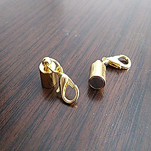 Dsmile Pack of 12pcs Gold Color and Silver Color Magnetic Lobster Clasp for Jewelry Necklace Bracelet