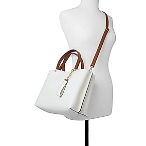 ALDO womens ALDO Women s Wawiellx Totes Bags, Bone, Medium US