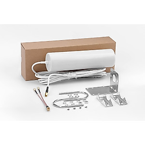 ZDTECH High Gain 10-12dBi External SMA Male/Dual SMA Male 3G 4G 5G LTE Omni Directional Outdoor Antenna for Mobile Cell Phone Cellular 4G/LTE/5G Router Modem Gateway(698-4000 MHz)