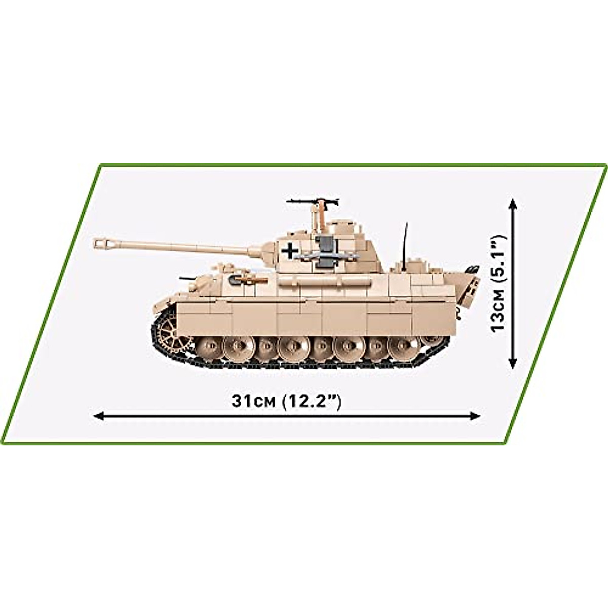 Cobi toys 905 Pcs Hc WWII Panzer V Panther Ausf.G Sd.Kfz.171