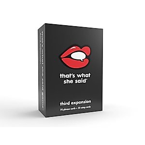 That's What She Said Game - Third Expansion