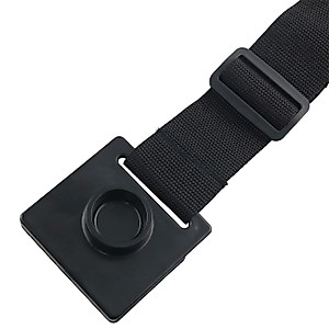 WHYHKJ Cello Endpin Anchor Cello Antiskid Device Adjustable Strap with Thick Pad Non-slip Endpin Stopper Holder Stand Musical Instrument Accessories, Black