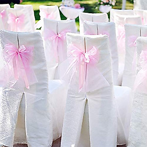 Tulle Rolls, 6 Inch Tulle Fabric Spool/Roll,Wedding Tulle Fabric Bolt Spool for Tutu Skirt Crafting Favors Pew Bow Party Decorations (6“ x 100 Yards, White)