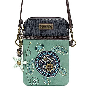 Chala Dazzled Sea Turtle Cellphone Crossbody Handbag - Turtle Lovers