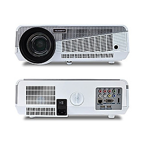 Full HD 1080p Hi-Res Mini Portable Smart Video Cinema Home Theater Projector - Built-In Dual Core Android Computer, WiFi Wireless Multimedia, LCD+LED, HDMI & USB Inputs for Blu Ray PC Laptop & TV