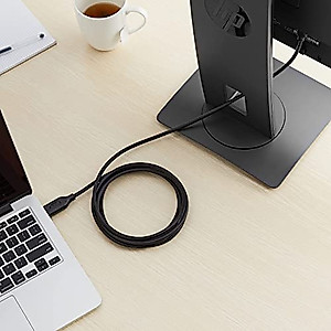 Amazon Basics DisplayPort to HDMI Display Cable, Uni-Directional, 4k@30Hz, 1920x1200, 1080p, Gold-Plated Plugs, 10 Foot, Black