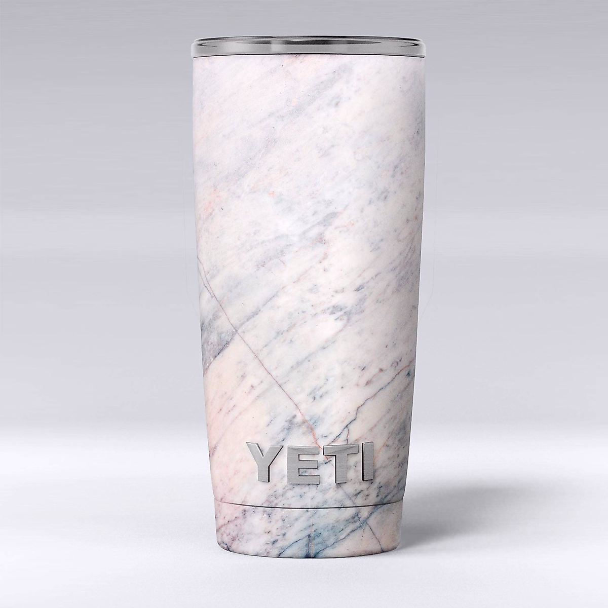 Design Skinz Slate Marble Surface V12 - Skin Decal Vinyl Wrap Kit Compatible with The Yeti Rambler Cooler Tumbler Cups