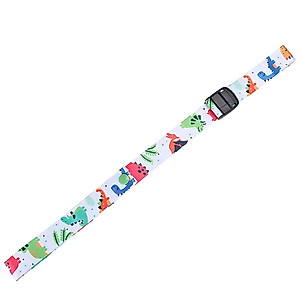 Cup Strap, 2.5cm Width Baby Feeding Bottle Cup Adjustable Strap Holder Stroller Toy Sippy Leash Tether Adjustable Bottle Cup Strap Toddler Drink Baby Bottles Holders(Dinosaur)