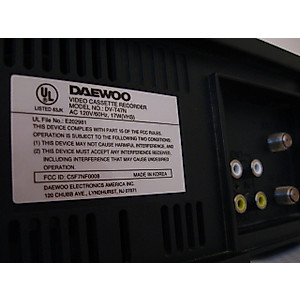 Daewoo 4-Head Mono VCR (DV-T47N)