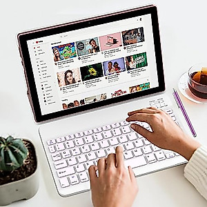 2023 Newest 2 in 1 Tablet with Keyboard, 6GB+128GB/1TB Expandable, 10 inch Tablet Android 11 Tablets Include Mouse Stylus Tempered Film, 5G WiFi 6, 8MP Dual Camera, 1280*800 10" FHD, 6000mAH Tablet PC