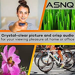 ASNQ RG6 Coaxial Cable Connector Set 75 OHM - High-Speed Premium Coax Cable 30FT - for Internet Digital TV Satellite and Aerial Connections - Includes 4 Extension Couplers to Connect Cable Extensions