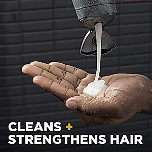 Dove Men+Care Fortifying 2 in 1 Shampoo and Conditioner for a Deep Clean and Fortified Hair Thick and Strong with Caffeine Strengthens and Nourishes Thinning Hair, Gray, 20.4 Fl Oz