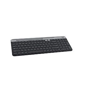 Logitech K580 Slim Multi-Device Wireless Keyboard for Chrome OS - Bluetooth/USB Receiver, Easy Switch, 24 Month Battery, Desktop, Tablet, Smartphone, Laptop Compatible