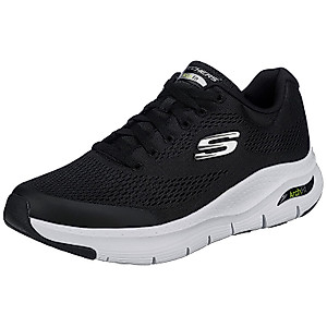 Skechers Arch Fit Black/White 9 3E - Extra Wide