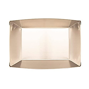 G.E.T. 4-80868 Stainless Steel French Fry Boat Tray, (Qty,1) (Sauce Cup Sold Separately)