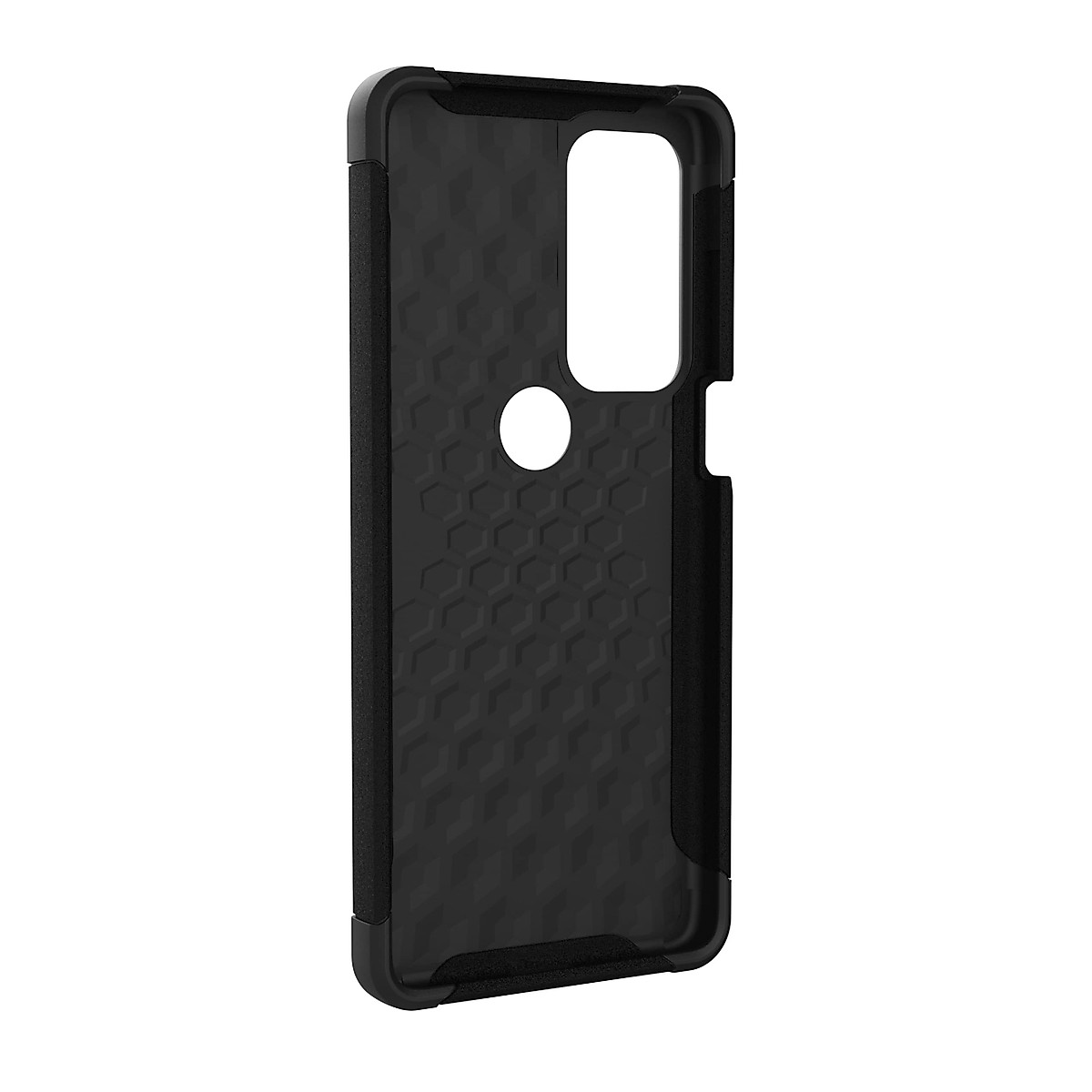 URBAN ARMOR GEAR UAG Made for Motorola Moto Edge 2021 Case (USA & CA Models Only) 6.8" Scout Rugged Sleek Shockproof Lightweight Antimicrobial Military Drop Tested Protective Cover, Black