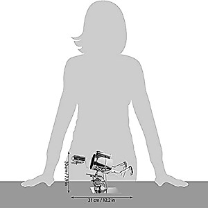 BRUBAKER Wine Bottle Holder Spearfishing, Scuba Diver with Speargun - Metal Sculpture - Wine Rack Decor - Tabletop - with Greeting Card