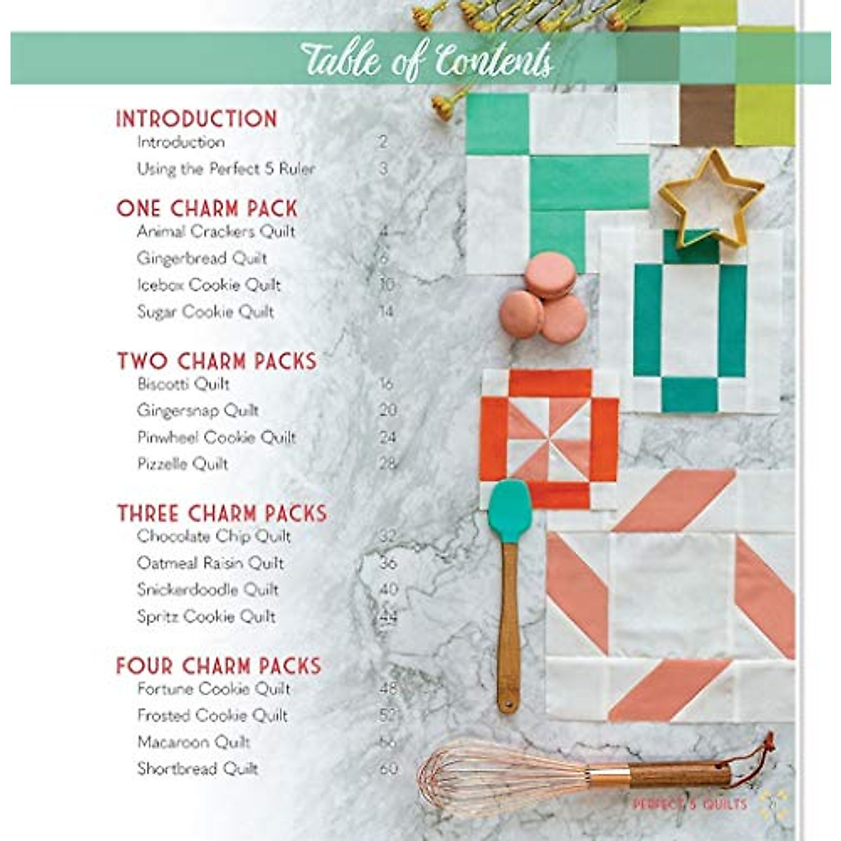 Perfect 5 Quilts Bundle- Creative Grids Perfect 5 Ruler and Perfect 5 Quilts Pattern Book