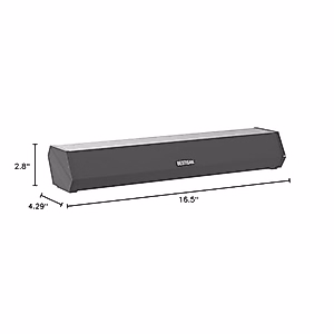 Bestisan Sound Bars for TV, 16'/50W Small Soundbar for TV, Sound Bar with Depths Sound Enhanced/DSP/Bass+/3EQ, Surround Sound Speakers for TV Works with HDMI ARC/CEC,Optical/BT/PC …