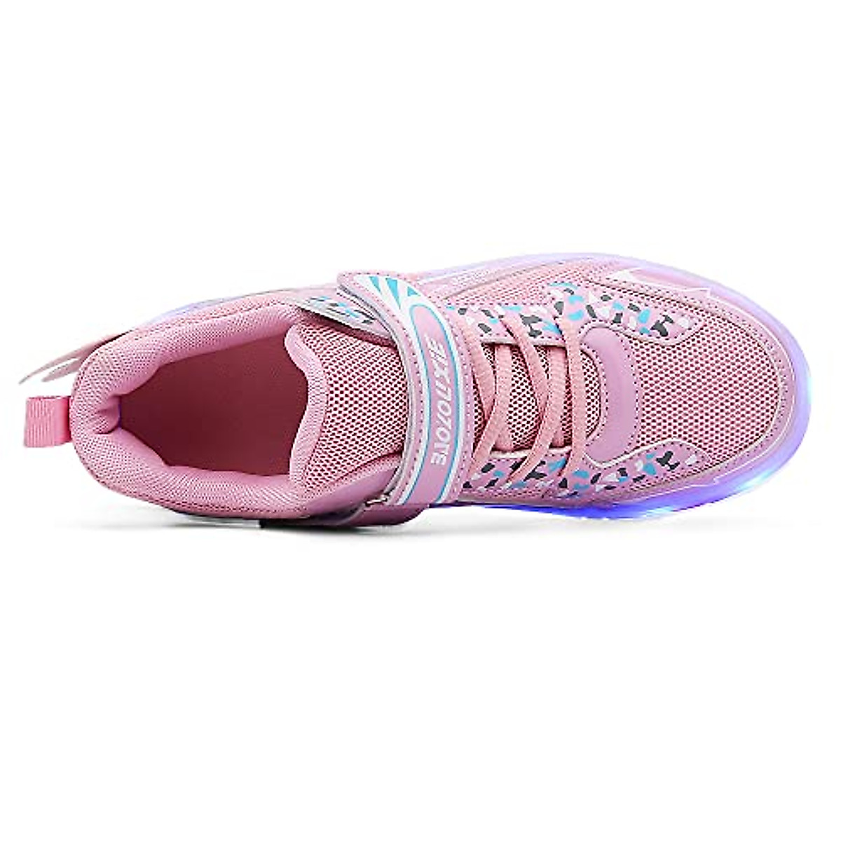 HHSTS Boys and Girls Flash Rechargeable Four-Wheeled Roller Derby Skates Easy to Learn and More Balanced Birthday