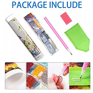 Sun and Moon Diamond Art Kits for Adults, Round Full Drill Diamond Painting Kits for Beginners Gem Art Painting Kits, DIY 5D Diamond Dots Painting with Diamond Arts and Crafts Wall Decor 14x14inch