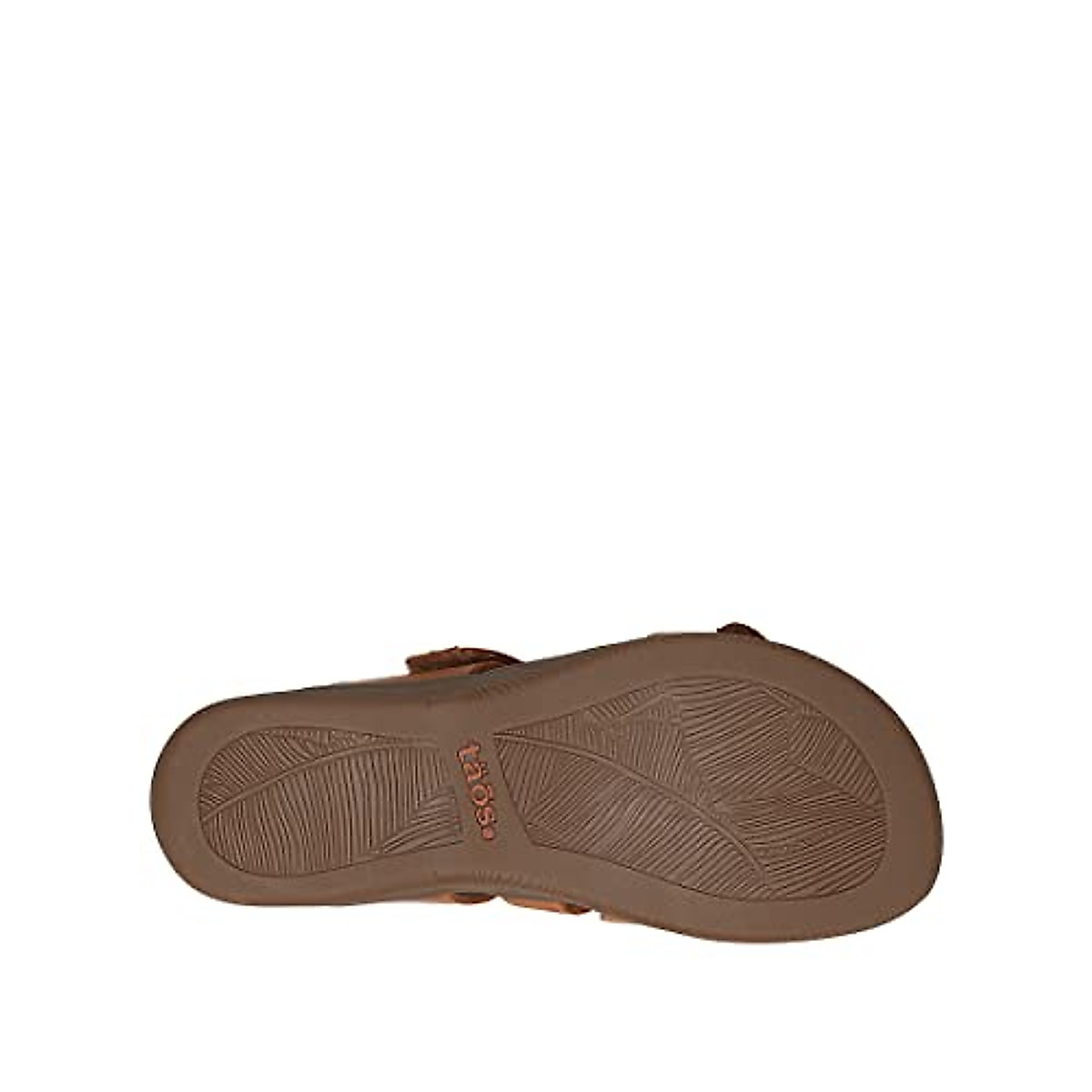 Taos Double U Premium Leather Women's Sandal - Stylish Adjustable Strap Design with Arch Support, Cooling Gel Padding for All-Day Enjoyment and Walking Comfort Caramel 9 (M) US