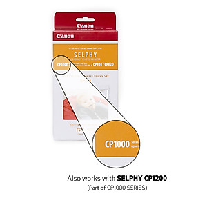 Canon RP-54 Color Ink/Paper Set, Compatible with SELPHY CP910/CP1200/CP1300