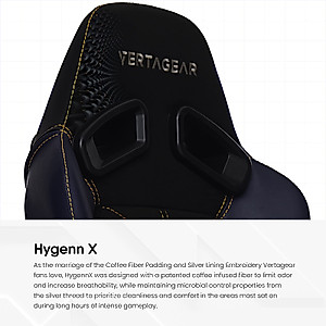 VERTAGEAR VG-SL5000_BK S-Line 5000 Gaming Chair, Large, Black/Carbon