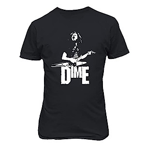 Dimebag American Musician Heavy Metal Music Unisex T-Shirt (Black, X-Large)