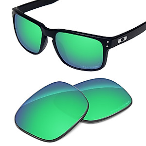 Tintart Performance Replacement Lenses Compatible with Oakley Holbrook XL OO9417 Polarized Etched-Emerald Green