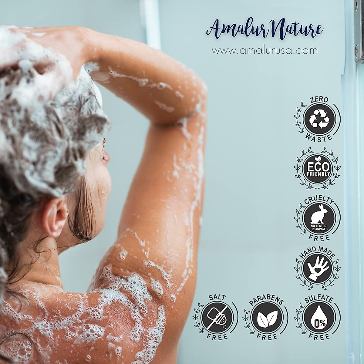 Shikakai Shampoo Bar small travel size 1.76oz, Organic, Vegan, All Natural, Sulfate Free