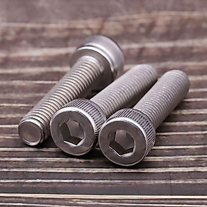 5/16-18 x 3/4" Socket Head Cap Screws, 304 Stainless Steel 18-8, Allen Hex Drive, Coarse Thread UNC, 12 PCS