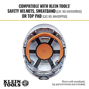 Klein Tools CLMBRSPN Safety Helmet Suspension, Replacement Part for Klein Tools Safety Helmets with Ratchet Knob and Pivot Adjustment