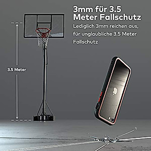 RhinoShield Bumper Compatible with [iPhone SE 3 / SE 2/8 / 7] | CrashGuard NX - Shock Absorbent Slim Design Protective Cover 3.5M / 11ft Drop Protection - Black