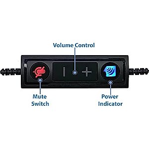 TruVoice USB-A to QD Adapter Cable Compatible with Any Plantronics Wired Headset with a QD and Includes Volume Control and Mute Functionality (Connects Headset to PC, Laptop and Softphones)