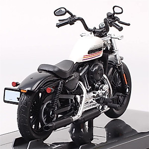 NJCORE 1/18 Scale Small 2018 HD Forty-Eight Special Diecasts & Toy Vehicles Motorcycle Street Bike Sportster Toy White Replicas