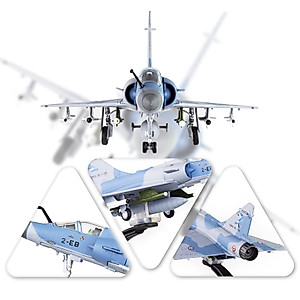 HANGHANG 1/100 Mirage 2000 Model Fighter Plane Metal Aircraft Model Military Airplane Model Diecast Model Plane for Collection or Gift