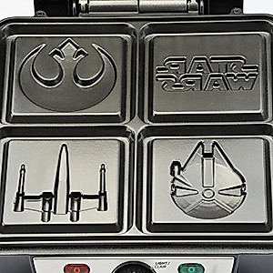 Star Wars 4-Waffle Maker, Black