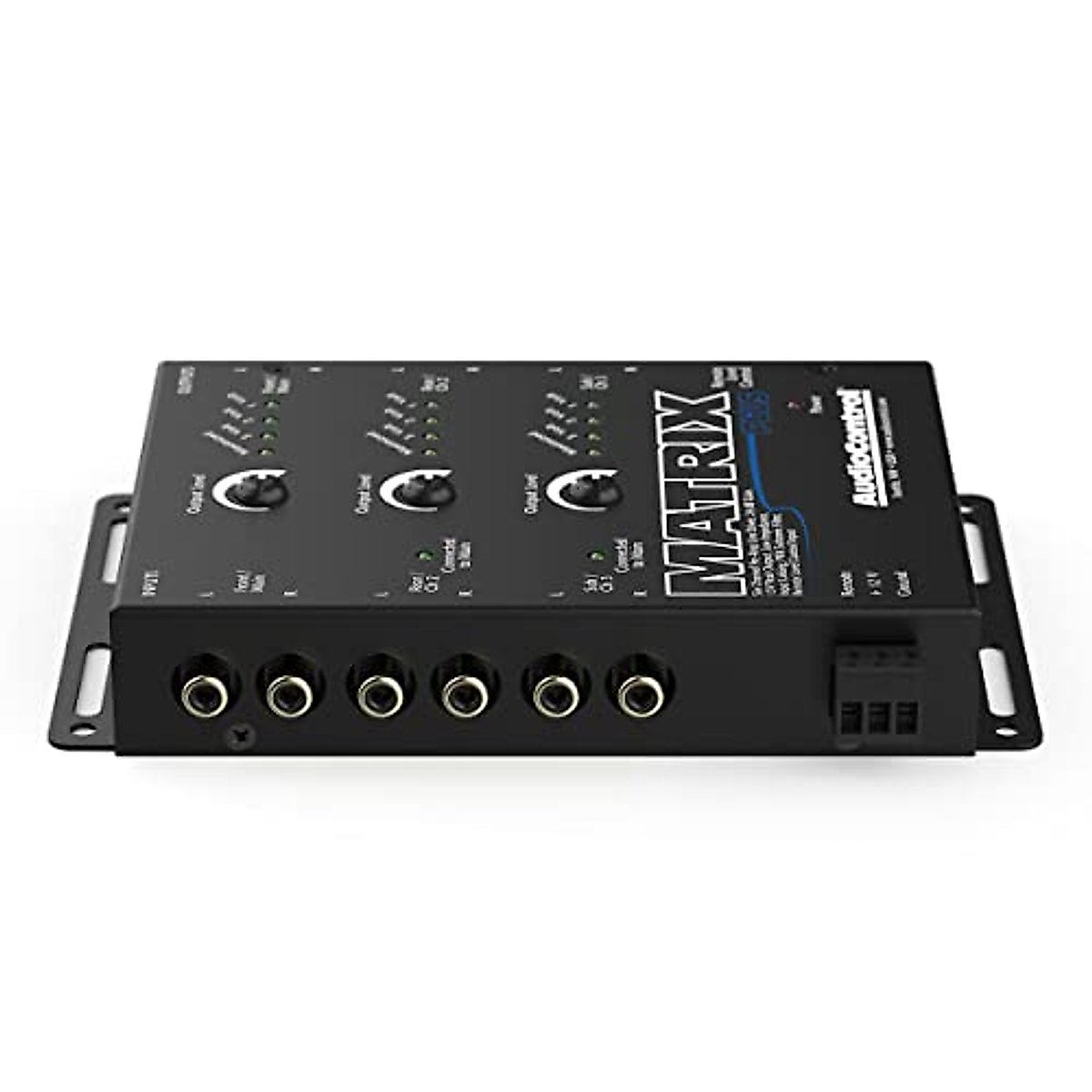 AudioControl Matrix Plus Black Six Channel Line Driver with Remote Level Control Input