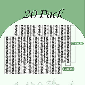 20Pack Colorful Confetti Wands Tissue Paper Flick Flutter Sticks for Wedding Celebrations, Anniversary, Birthday Party, 7.8inch Confetti Popper