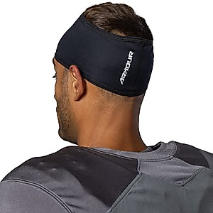 Under Armour unisex adult UA20880 Football Headband Skull Wrap Solid, BK, Adult- One Size US