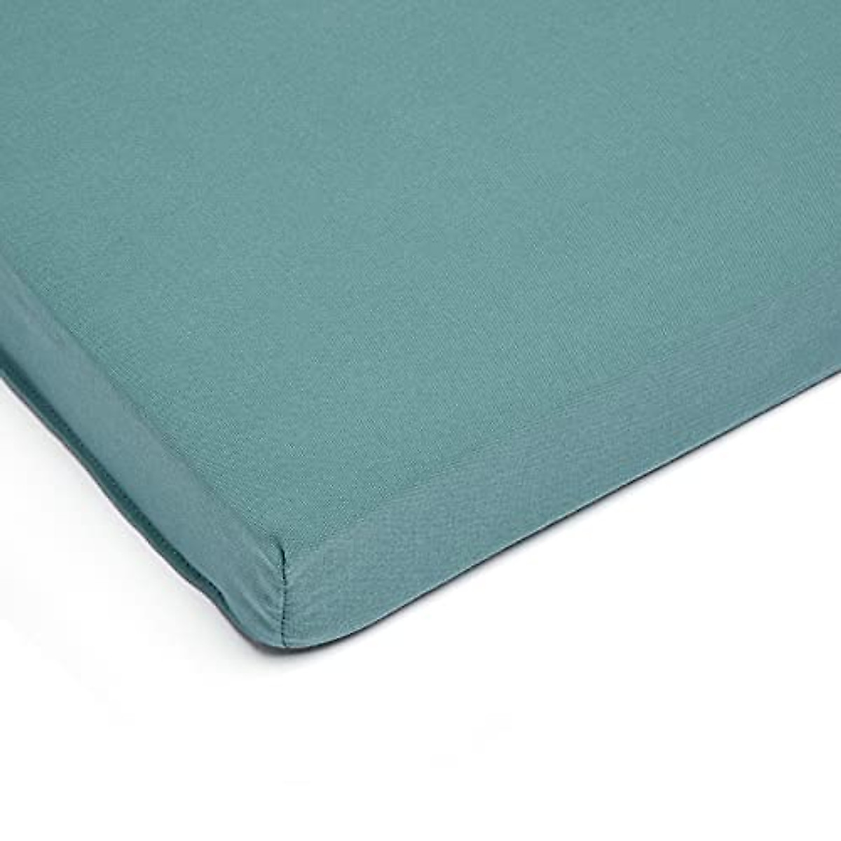 Amazon Basics Outdoor Patio Bench Cushion 45 x 18 x 3 Inches, Cyan Blue