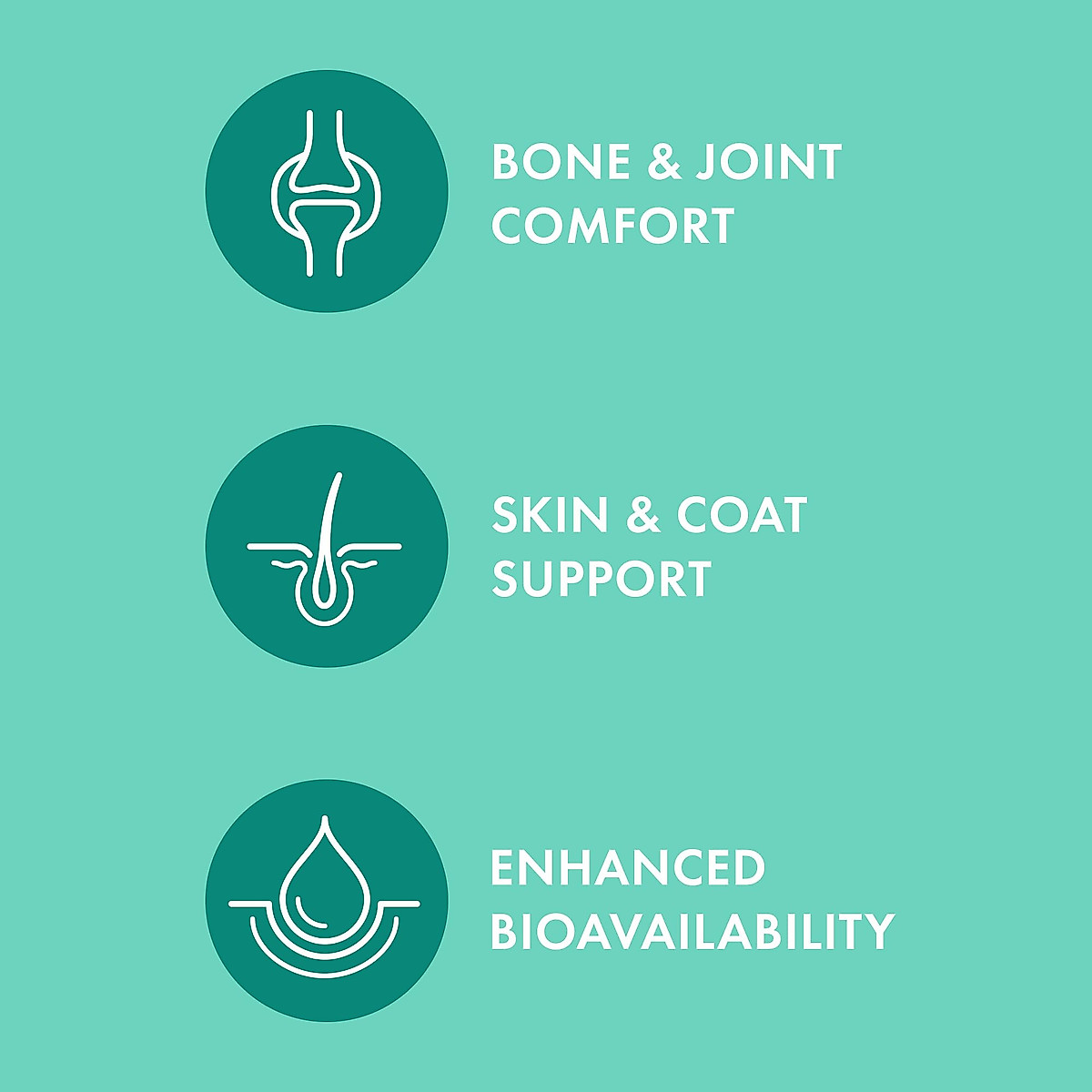 Dr. Mercola Bark & Whiskers Joint Support for Dogs & Cats, 1.69 Oz. (48 g), Collagen & Hyaluronic Acid, Promotes Mobility, Veterinarian Formulated, Non-GMO