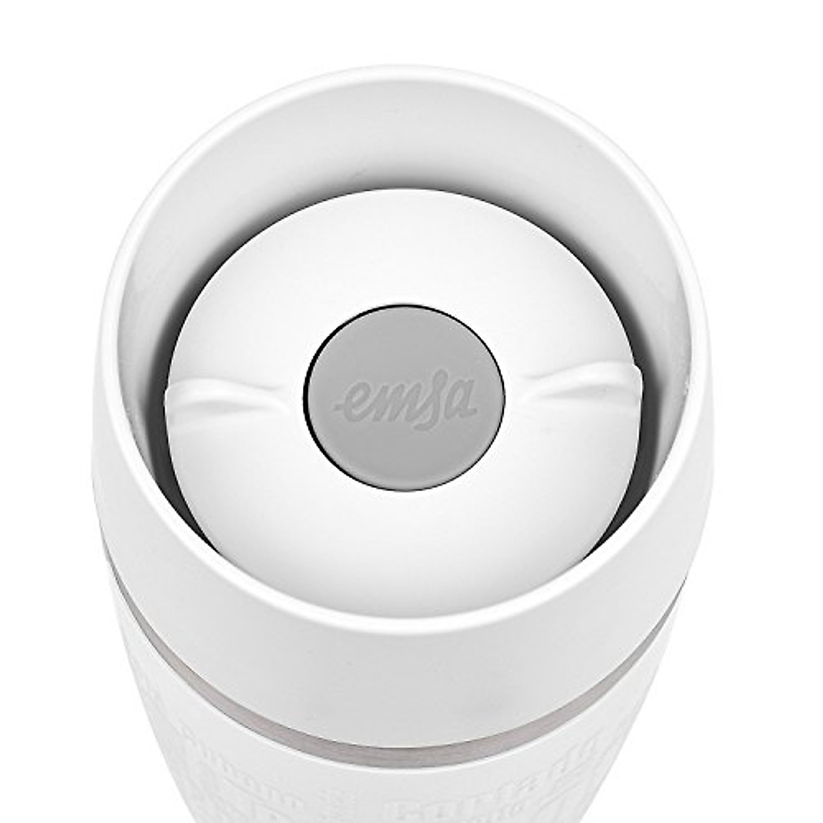 Emsa Vacuum Mug"Travel Mug" 12.2 fl oz In White,
