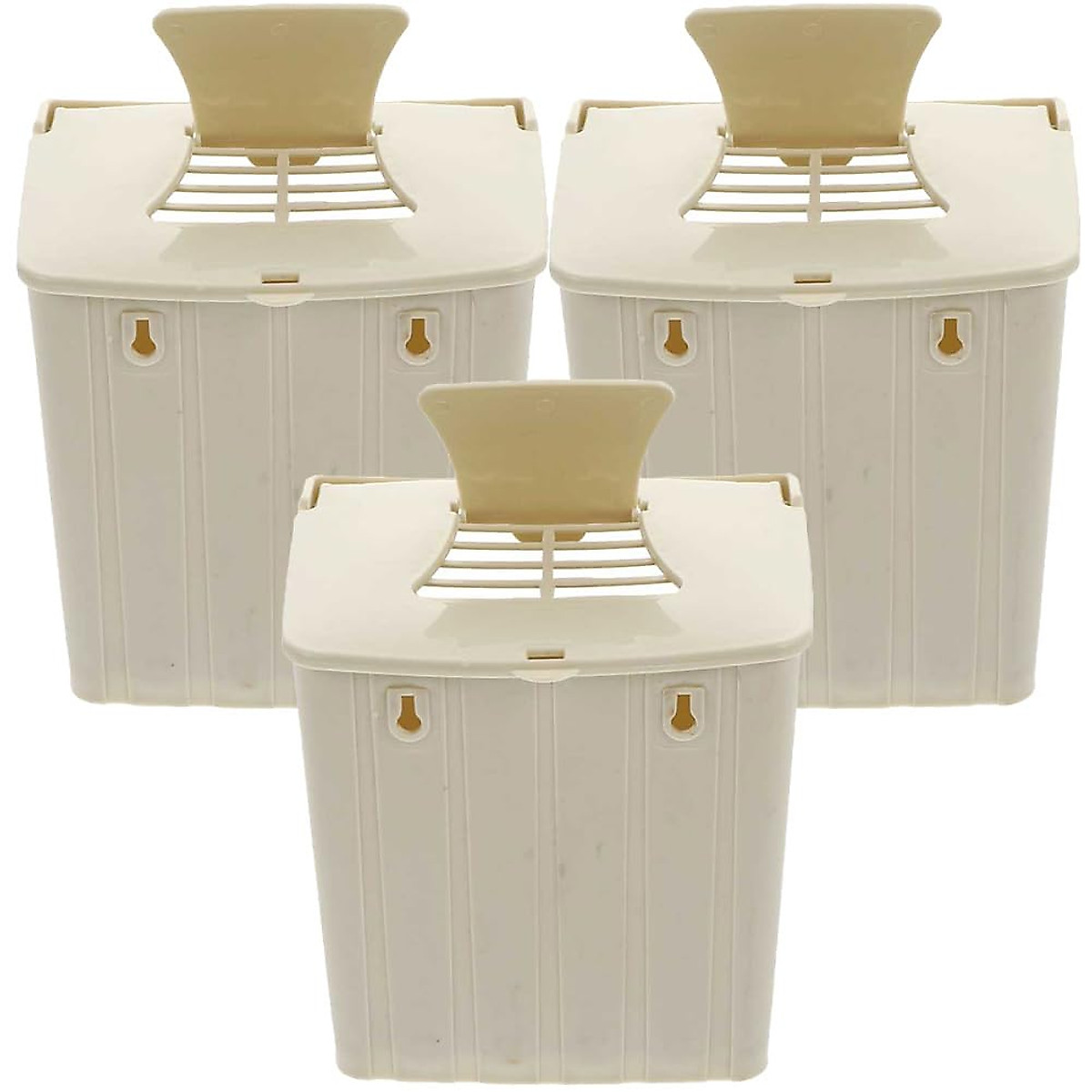 Balacoo Bird Nesting Box, Parrot Breeding Box Hanging Bird Nest Breeding Box Cage Bird Plastic House for Parakeet Finch Cockatiel Lovebird Budgie Conure 3pcs