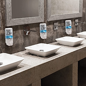 Fengjie Soap Dispenser Wall Mount, 300ml/10oz Hand Liquid Shampoo Shower Gel Dispenser Manual Household Shampoo Conditioner Body Wash Dispenser for Bathroom Kitchen Office