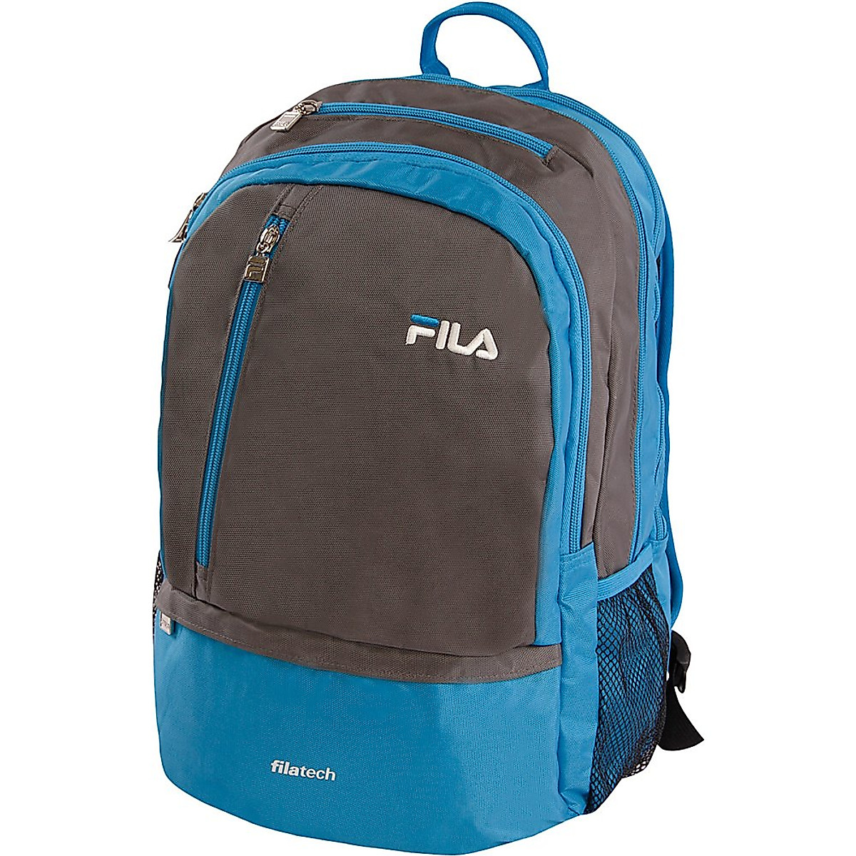 FILA Duel School Laptop Computer Tablet Book Bag, Black, One Size