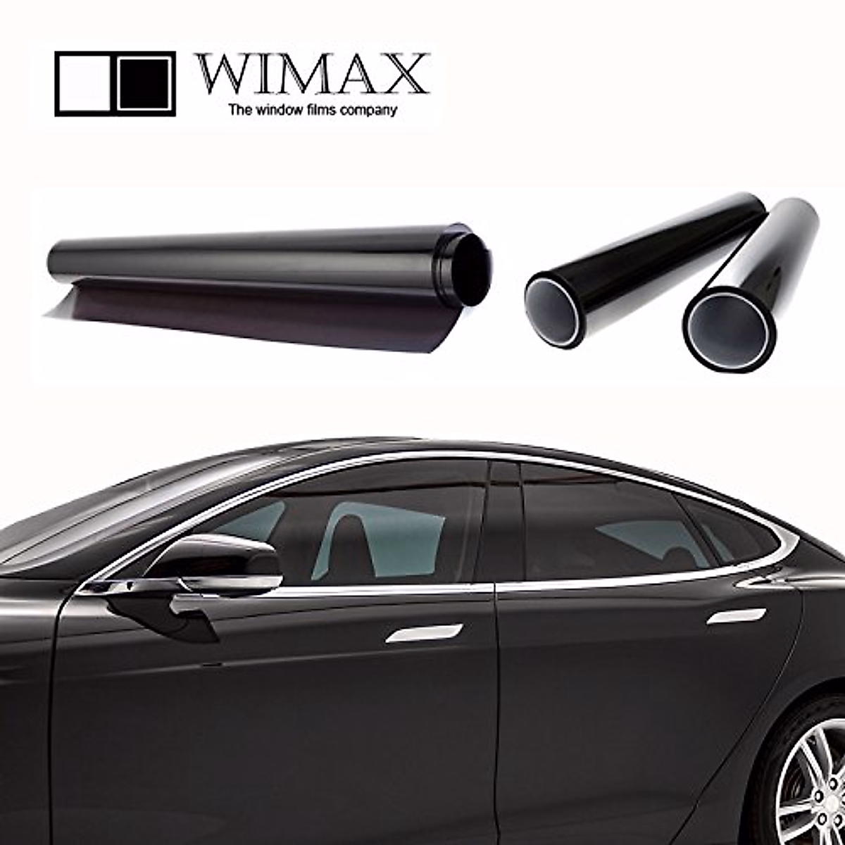 Wimax Limo 3% VLT 24" in x 10' Ft Feet Uncut Roll Window Tint Film Auto Car Home Office