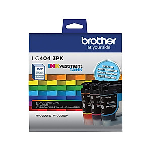 Brother LC4043PKS 3 Pack of Standard Yield Cyan, Magenta and Yellow -Ink -Cartridges